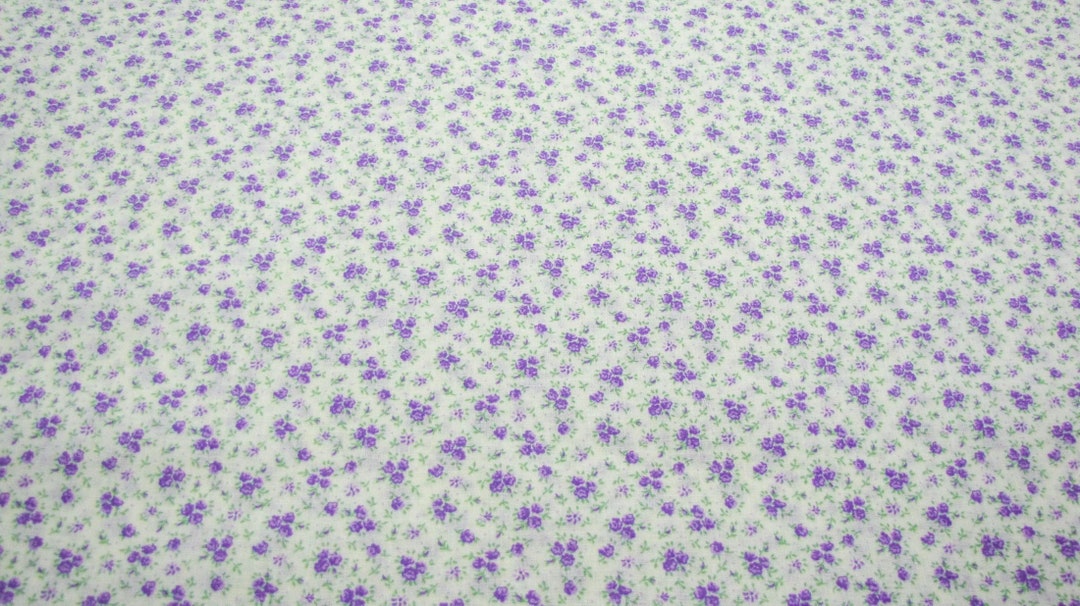 Lavender Floral Bouquets Wildflowers Calico Collection 45584 103 Fabric ...
