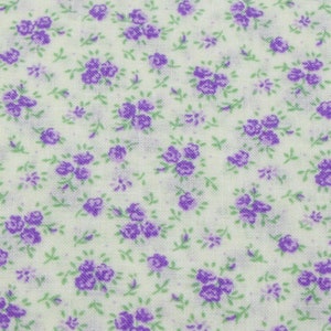 Lavender Floral Bouquets Wildflowers Calico Collection 45584 103 Fabric ...