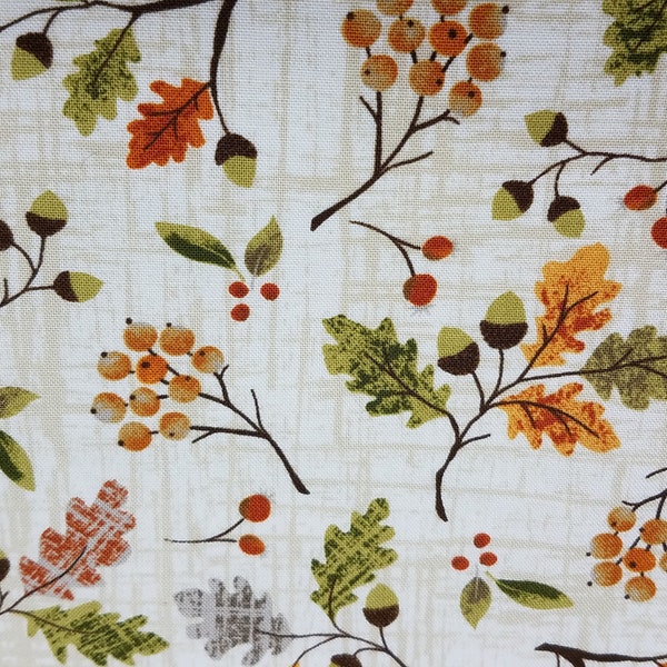 Acorn Fabric - Etsy