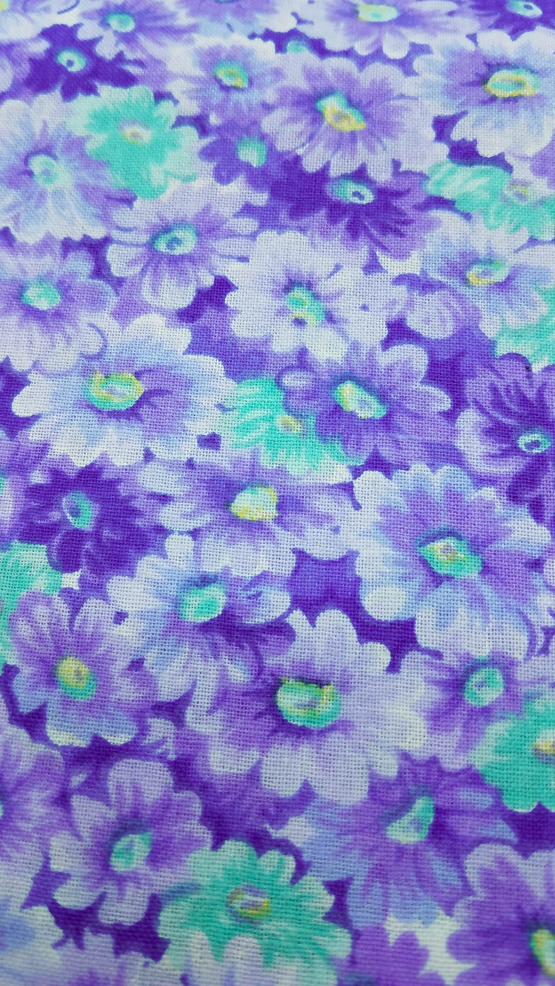 Fabric Traditions Lilac Packed Floral Fabric by the Yard - Etsy