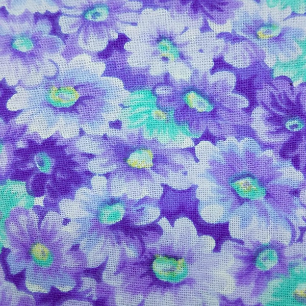 Lilac Floral Fabric - Etsy