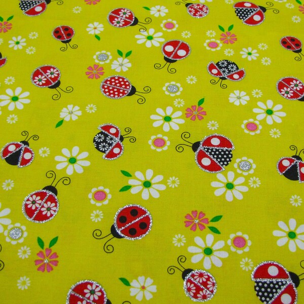 Ladybug Fabric - Etsy