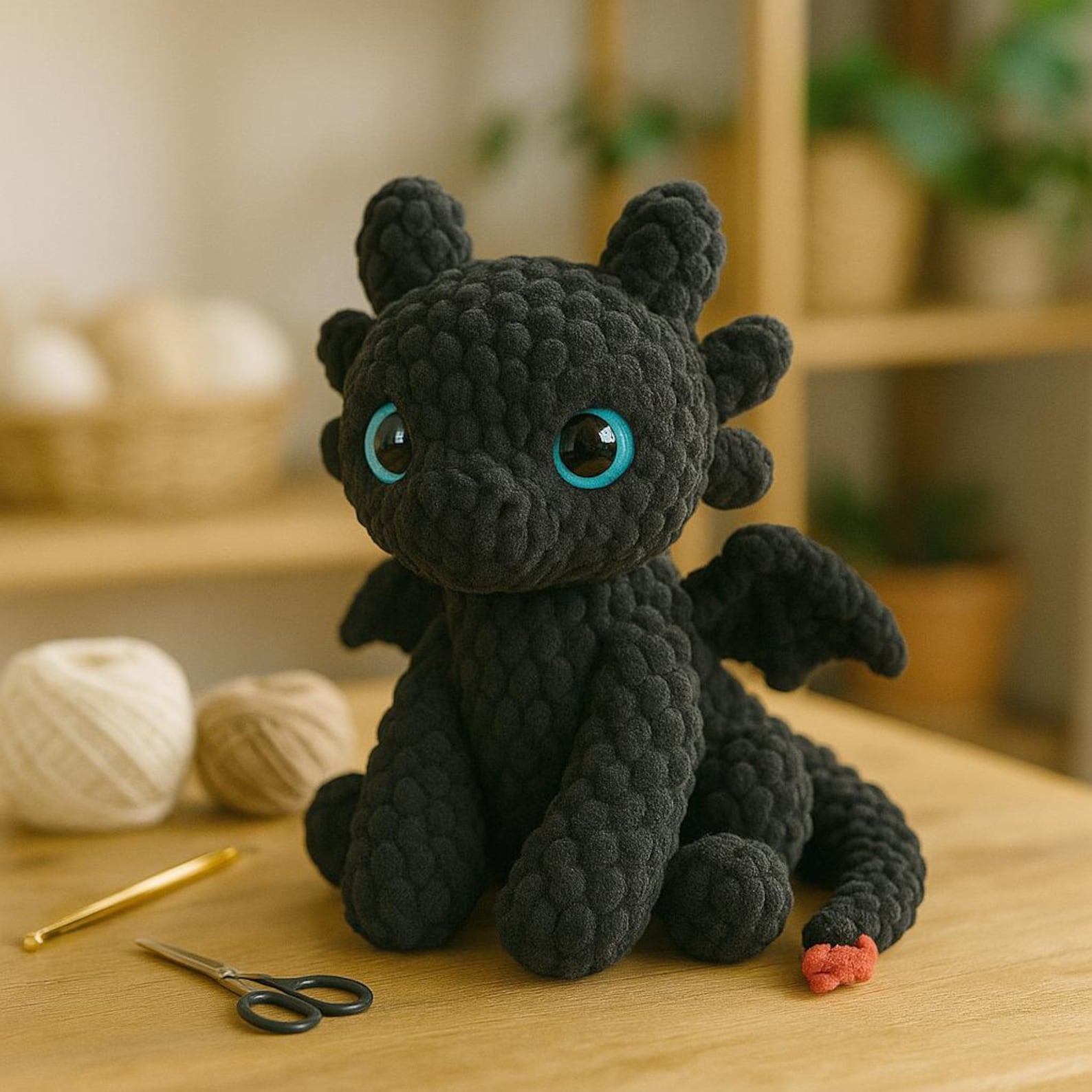 Crochet Dragon Plush Toy Pattern | Beginner Amigurumi (digital Pattern ...