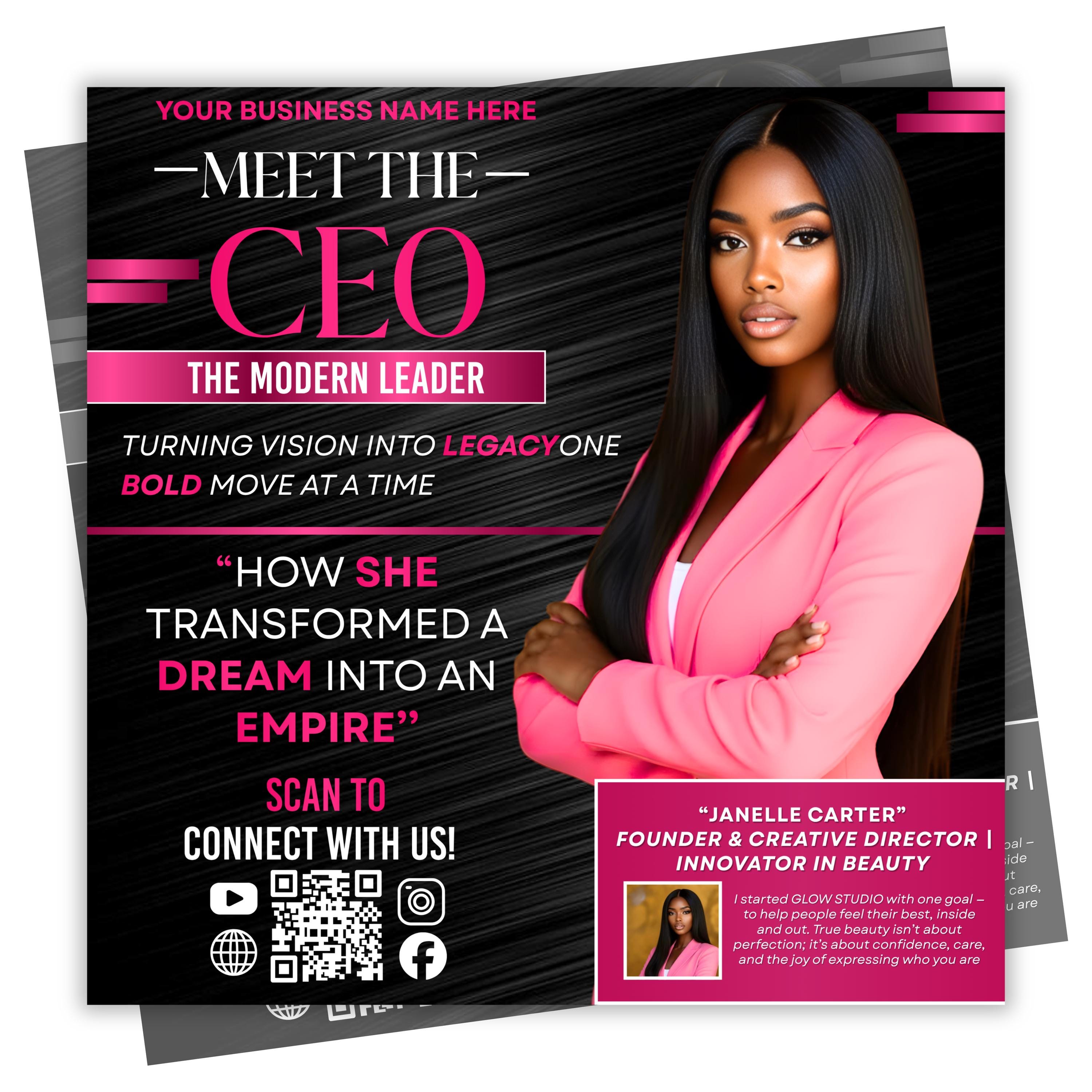 CEO Birthday Flyer, CEO Birthday Sale Flyer, Zodiac Season Birthday ...
