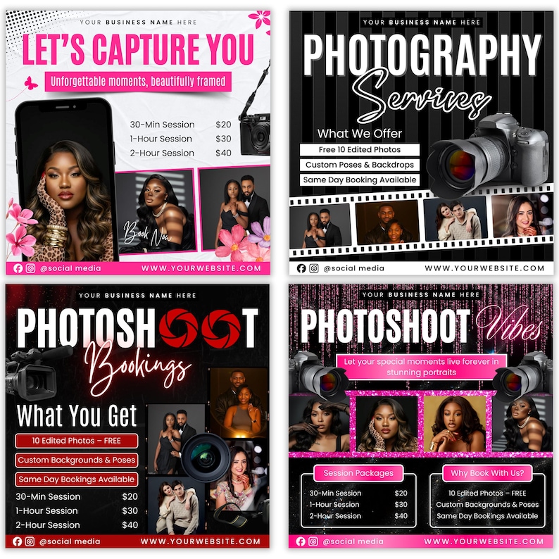 Photography Business Flyer Template | Photographer Marketing Flyer ...