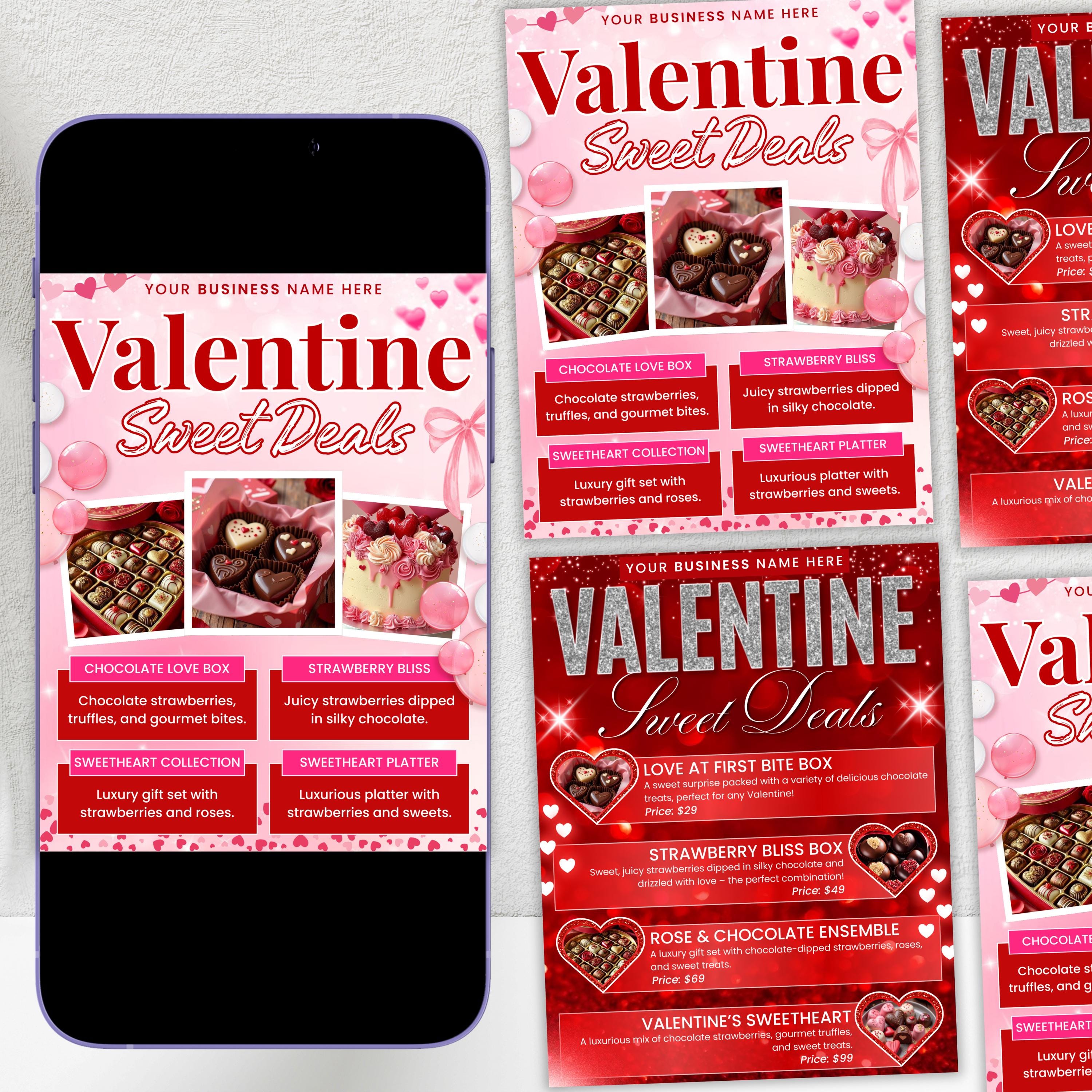 Valentine Sweet Treats Price List, Cake, Cookies Strawberry and ...