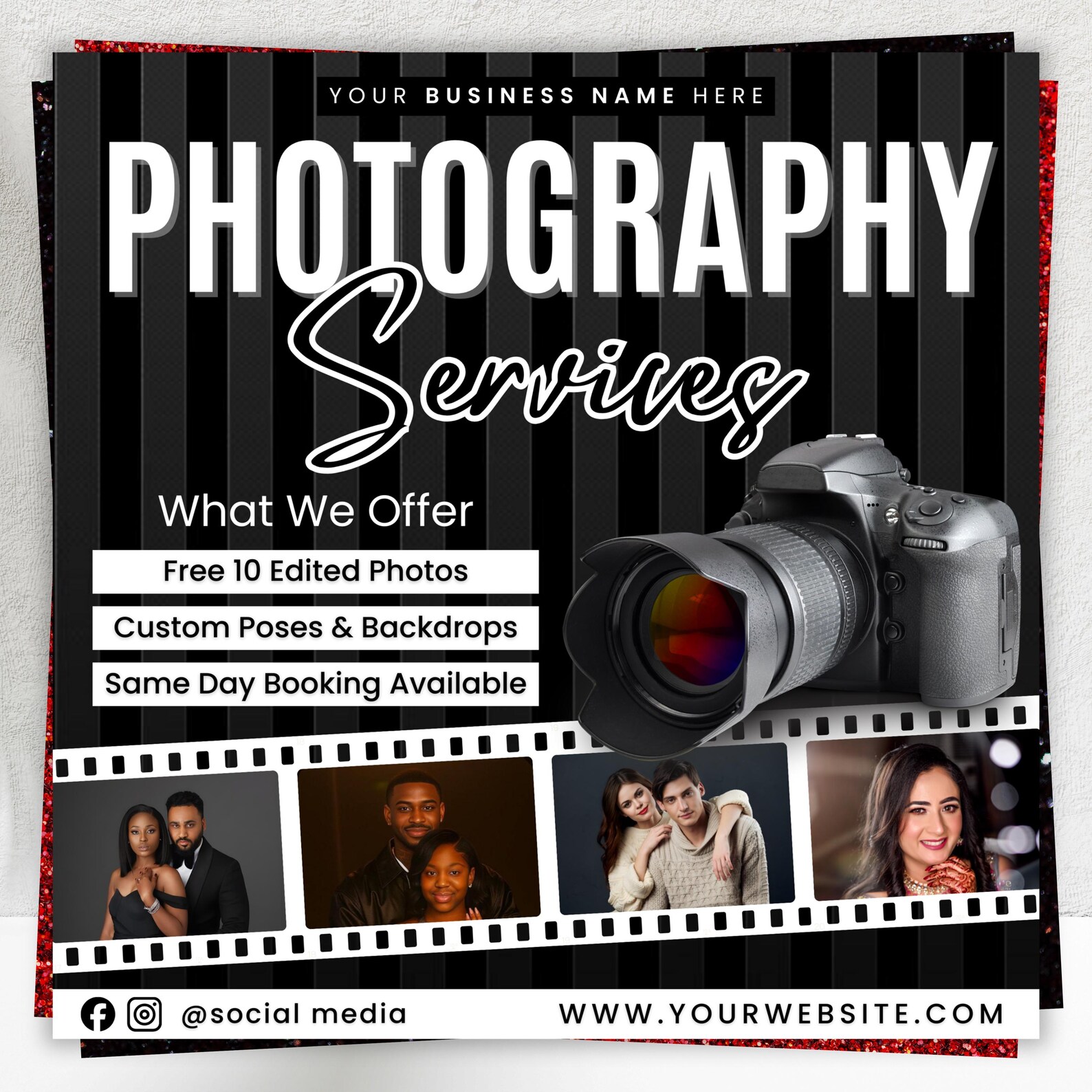 Photography Business Flyer Template | Photographer Marketing Flyer ...