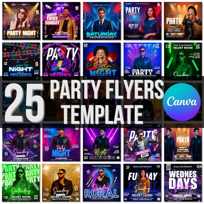 Elegant Bar Flyers - Etsy
