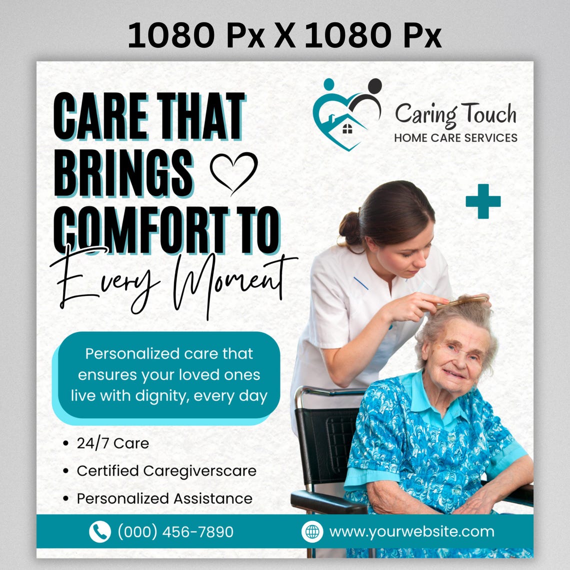 20-in 1 Flyer Bundle, Home Care Service Flyer, Home Care Assistance ...