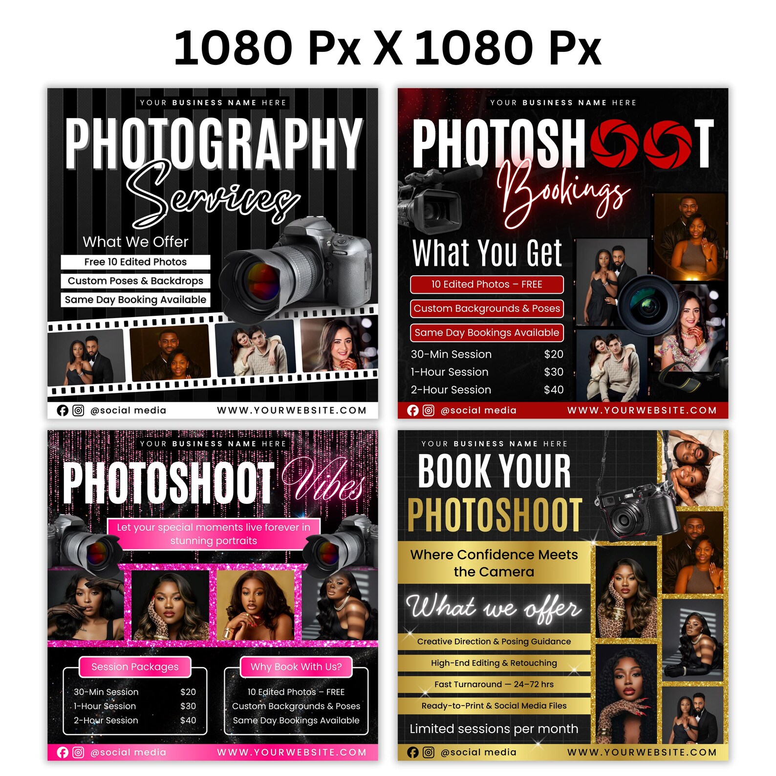Photography Business Flyer Template | Photographer Marketing Flyer ...