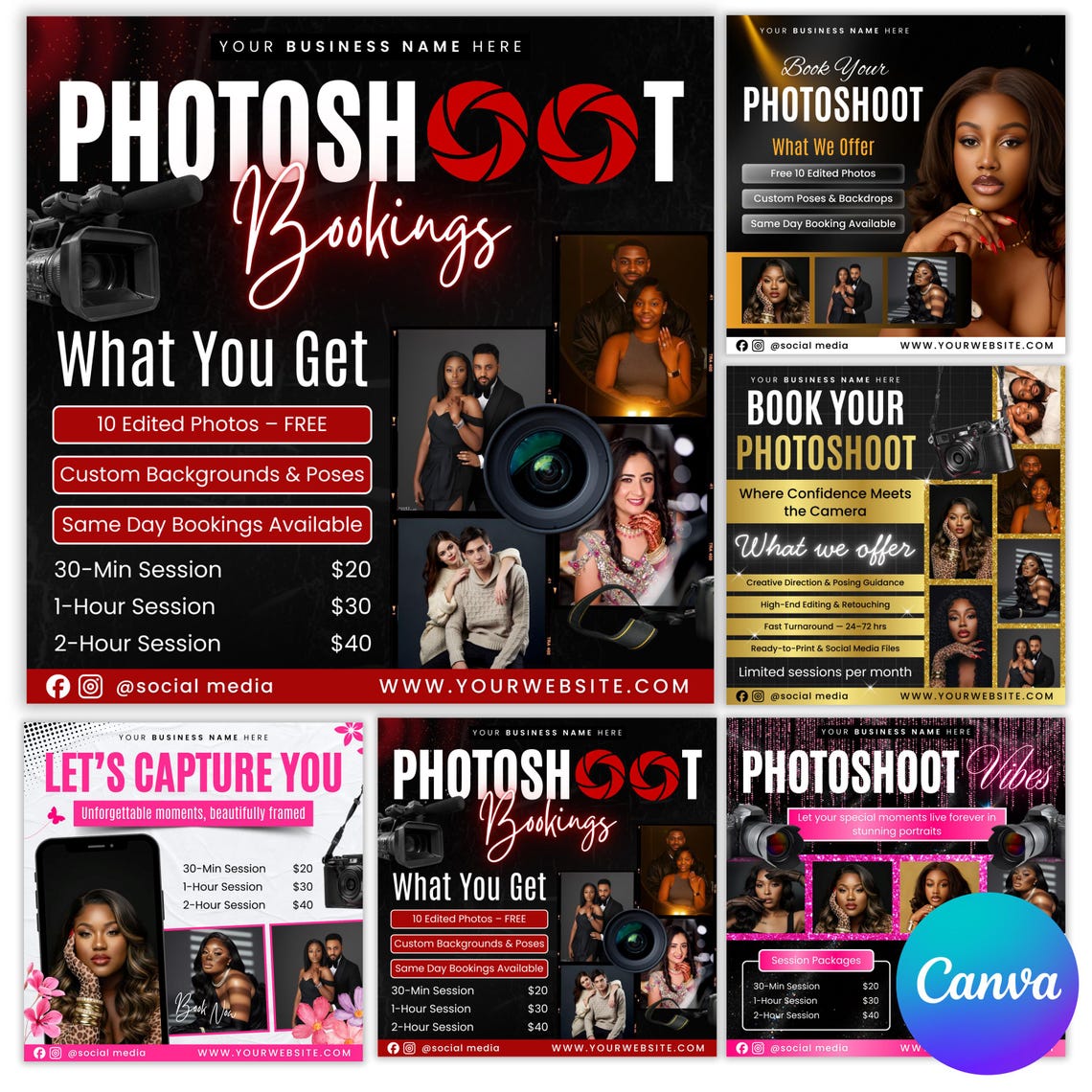 Photography Business Flyer Template | Photographer Marketing Flyer ...