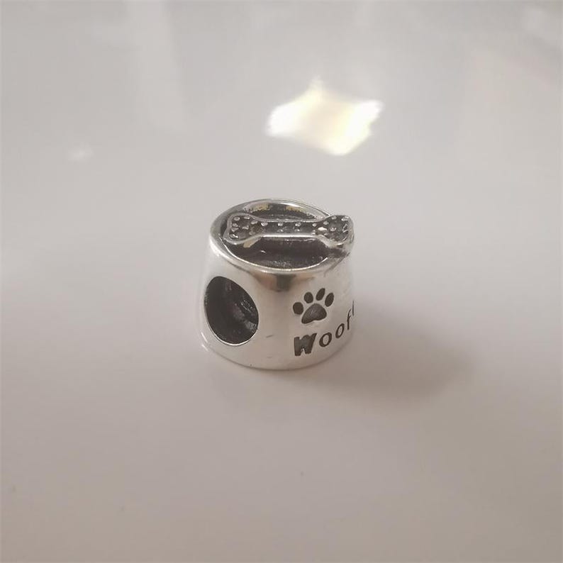Pandora Charm - Dog Bowl ‘woof - Etsy