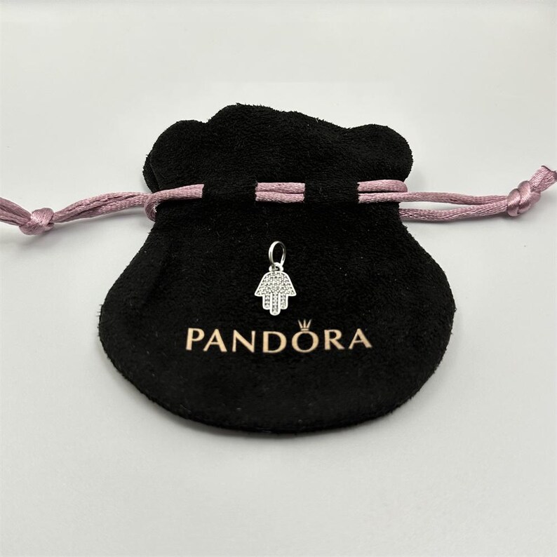 Pandora Sparkling Symbol of Protection, Hand, Necklace Pendant, Charm ...