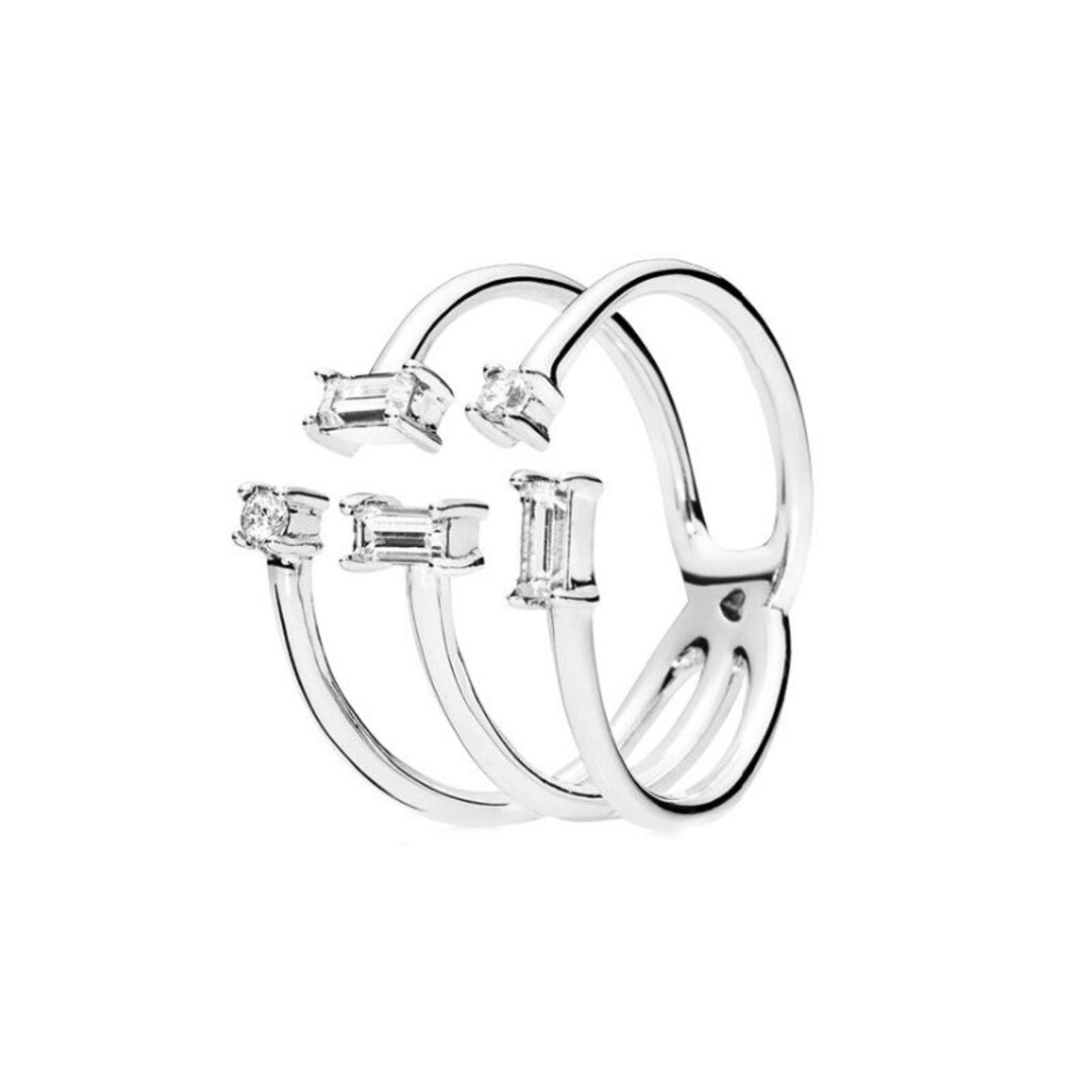 Shards of Sparkle Pandora Silver Ring - Etsy