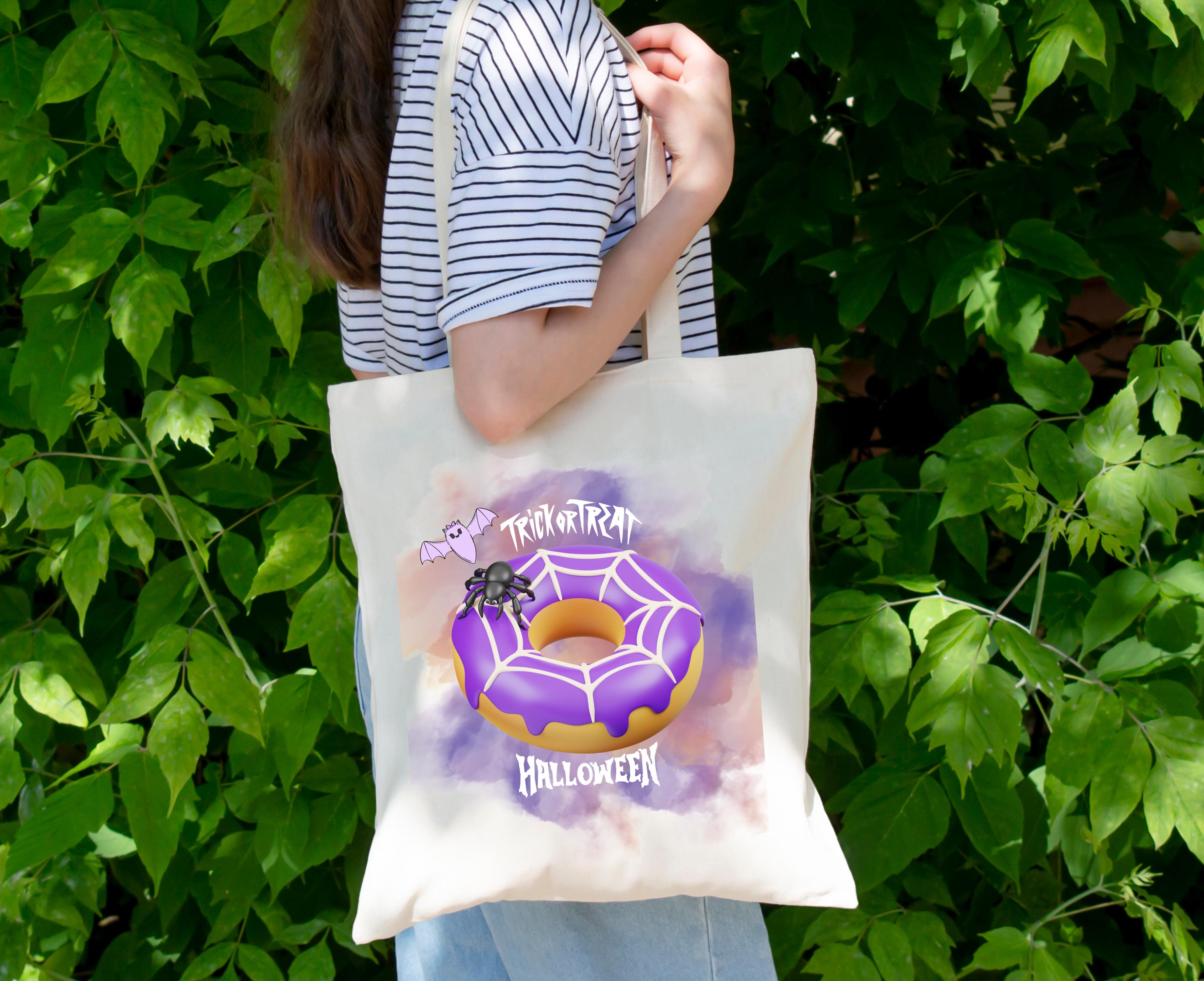 Halloween Donut Clipart: Spider & Bat Design (digital Download) - Etsy