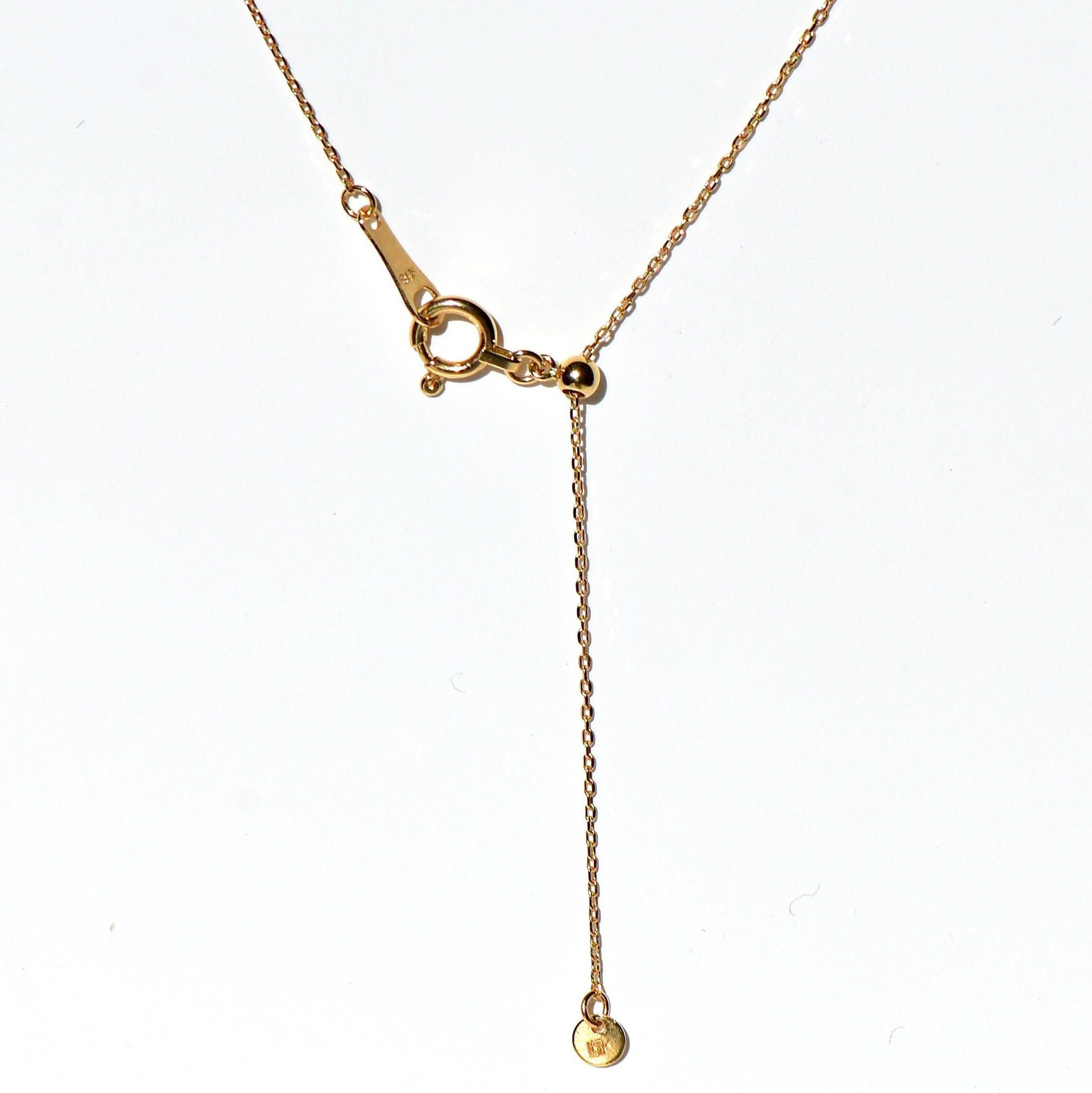 18k Diamond Cluster Flower Chain Layering Necklace - Etsy