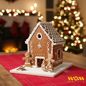 Editable Gingerbread House Recipe & Template — Kid-friendly Christmas ...