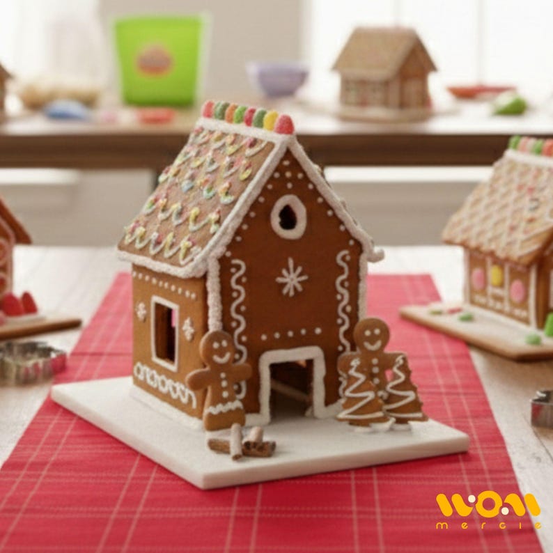 Editable Gingerbread House Recipe & Template — Kid-friendly Christmas ...
