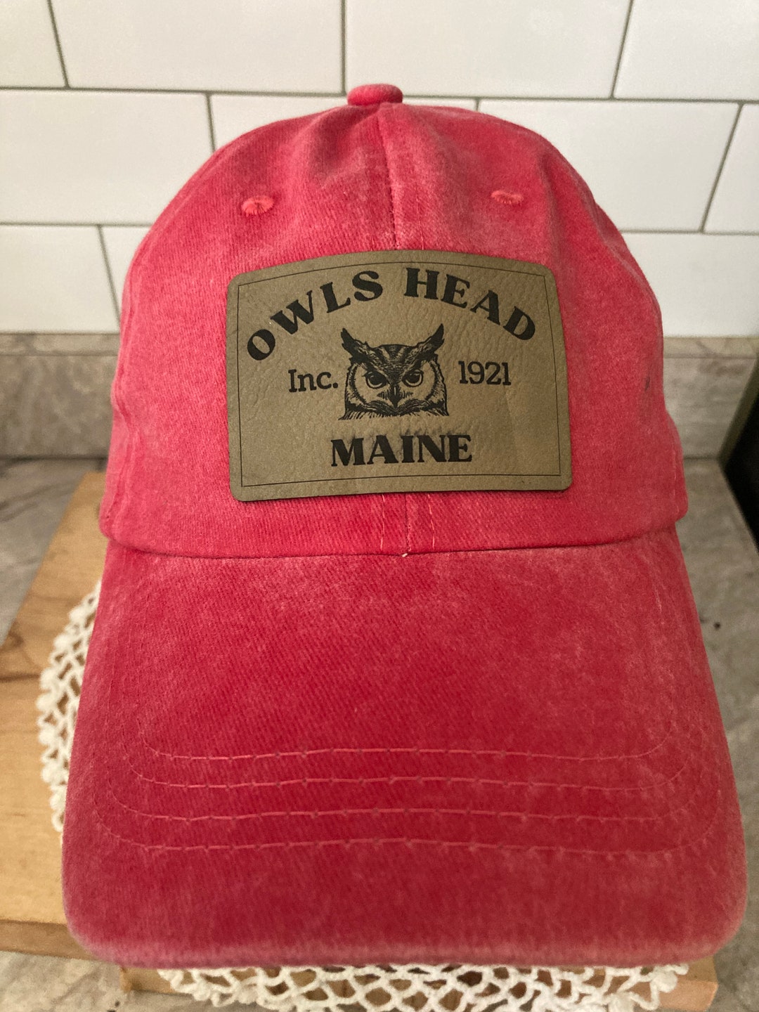 Owls Head, Maine Vintage Look Baseball Caps - Etsy
