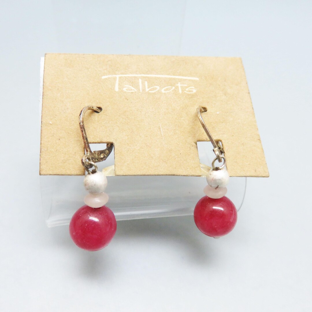 Vintage Talbots Pierced Earrings, Mint on Original Card, Real Pearl and ...