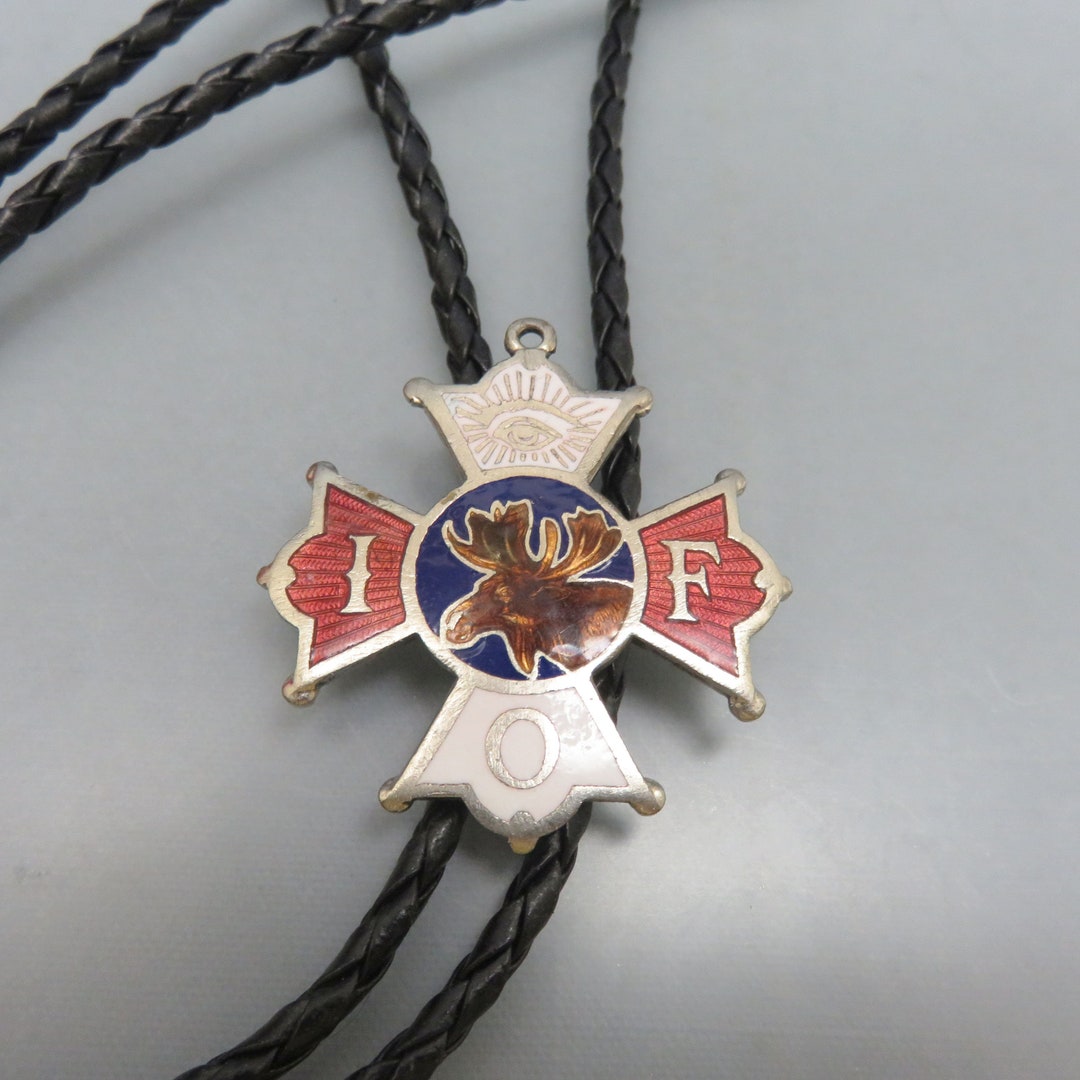 Vintage Loyal Order of Moose Bolo Tie* - Etsy