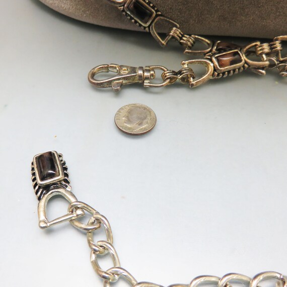 1960s Faux Tortoise Shell Chain Belt, 44 Inches Long - Gem