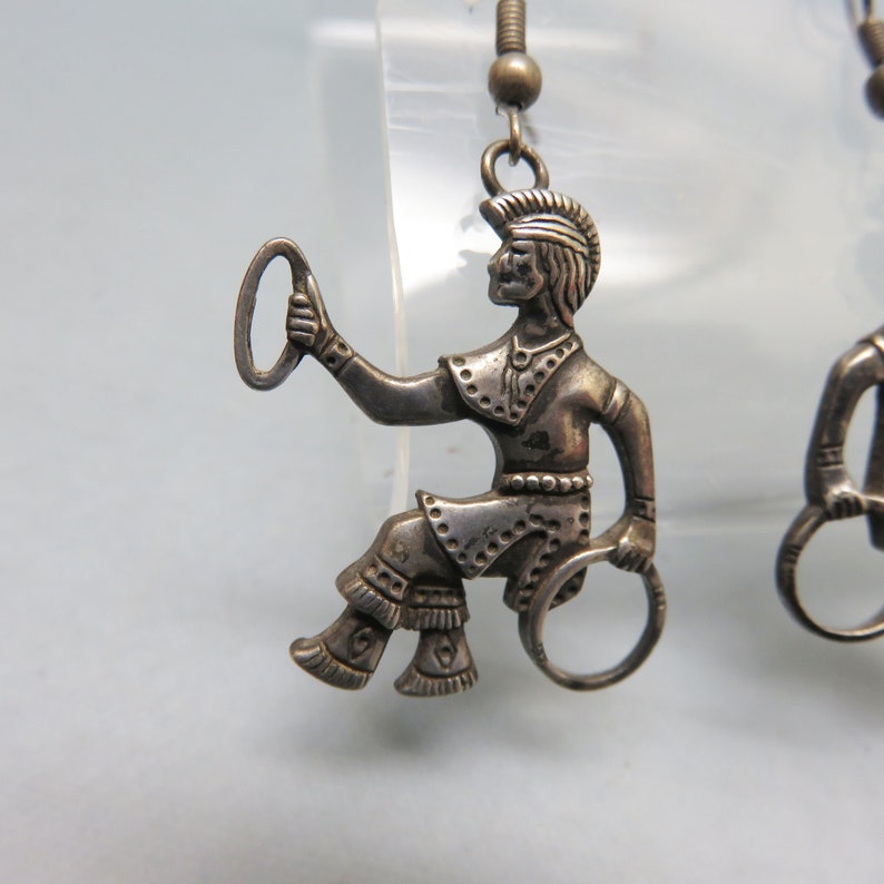 Rich in Detail Aztec or Mayan Hoop Game Playing Man Pierced - Etsy
