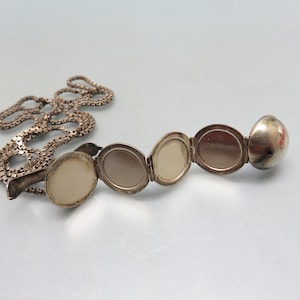 Mint Vintage Sterling Multi-picture Locket Necklace, Round Ball Locket ...