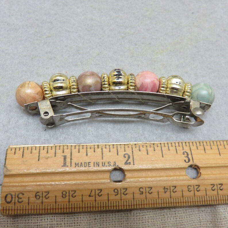 Colorful Beaded Barrette Vintage - Etsy