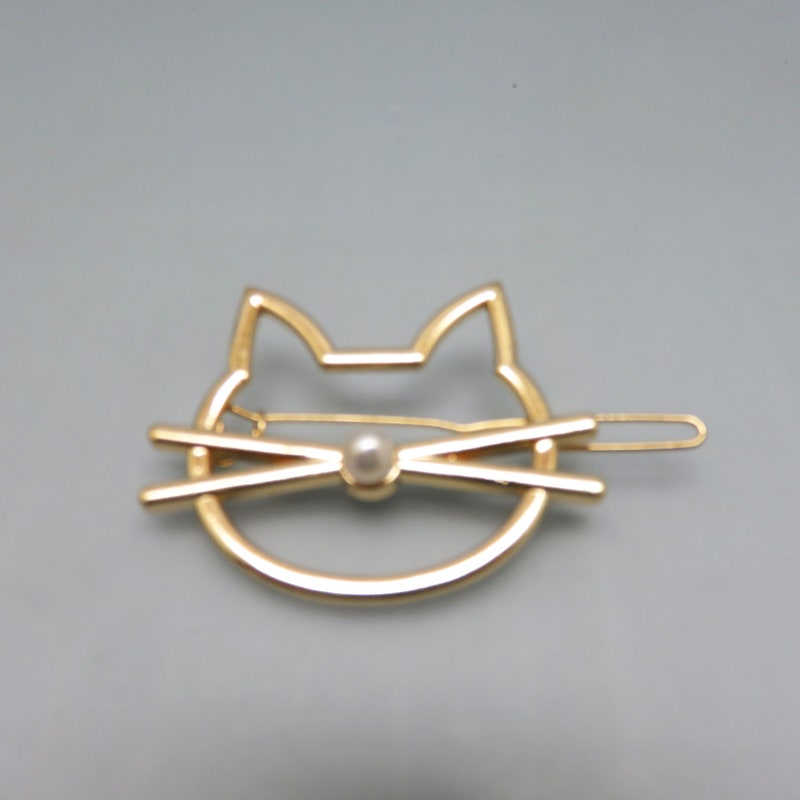 Cat Barrettes - Etsy