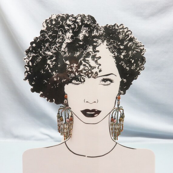 Way over the Top Rhinestone Palm Tree Pierced Earring… - Gem