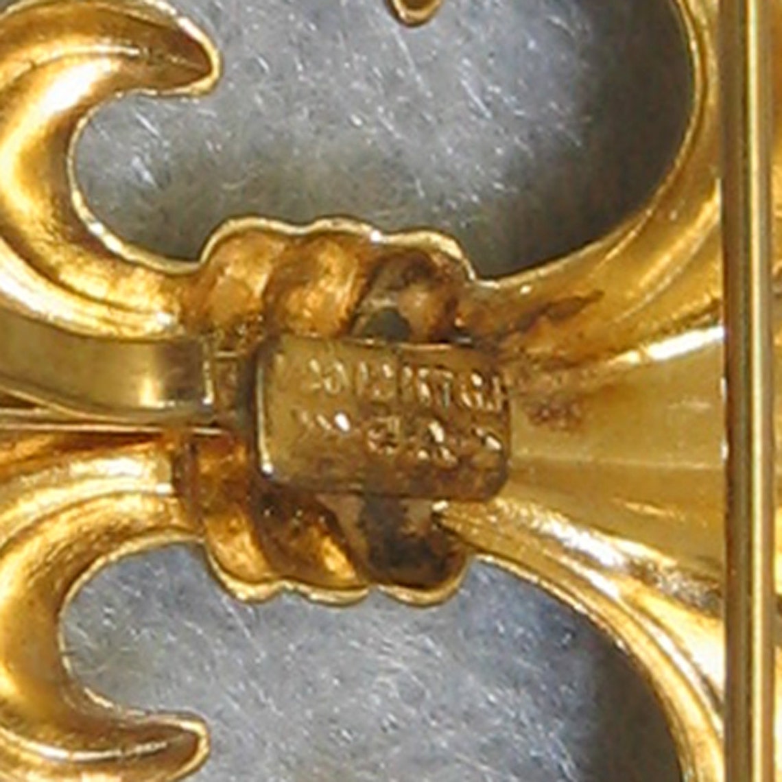 Carl Art Fleur D' Lis Watch Pin Vintage Gold Filled | Etsy