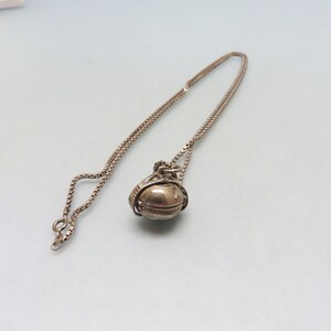 Mint Vintage Sterling Multi-picture Locket Necklace, Round Ball Locket ...