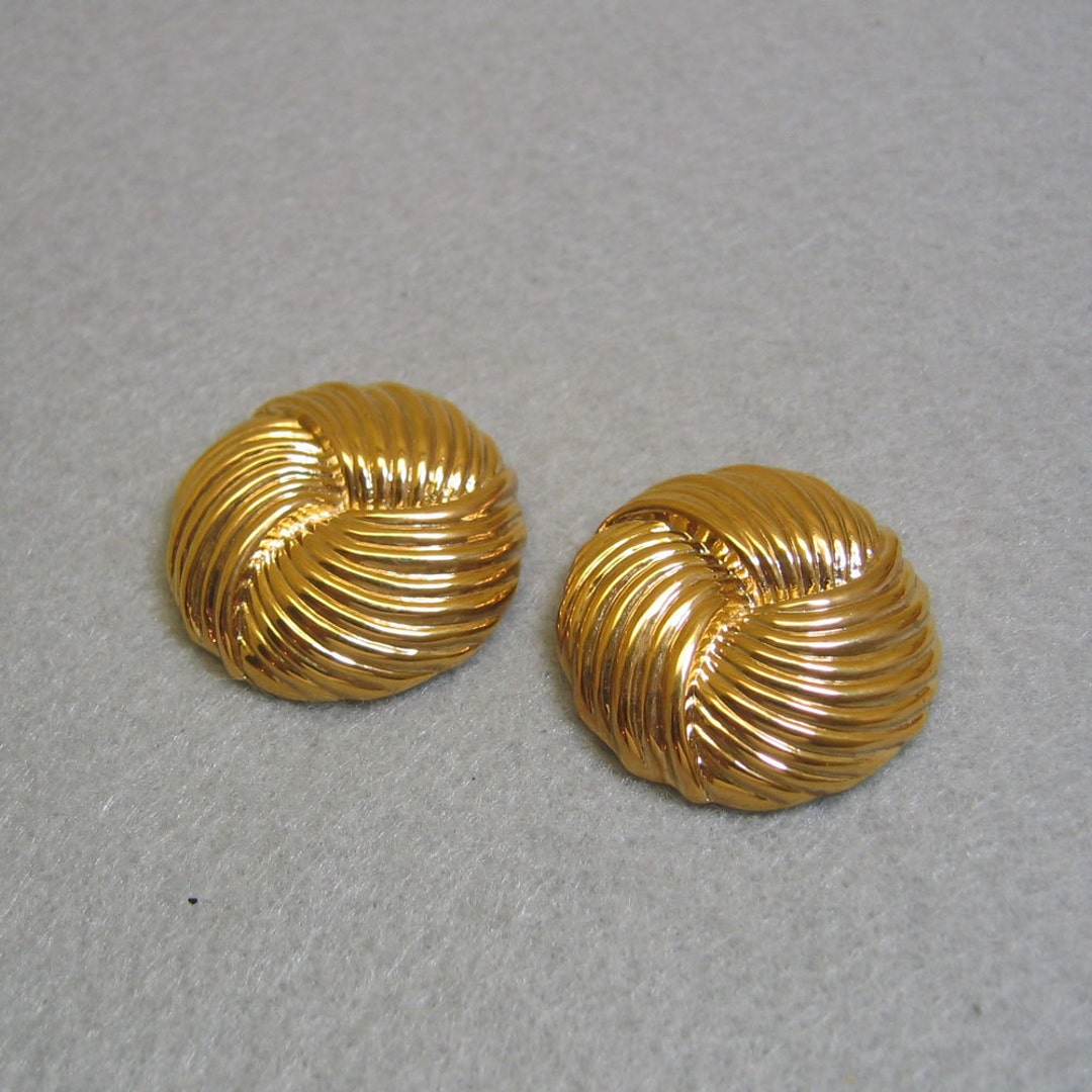 Golden Button Shoe Clips, Vintage, Mint - Etsy