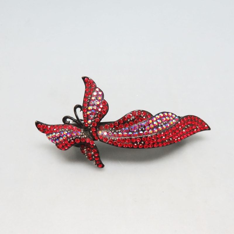 Butterfly Hair Barrette - Etsy