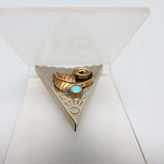 Native American Collar Tabs, Sterling Silver Collar T… - Gem