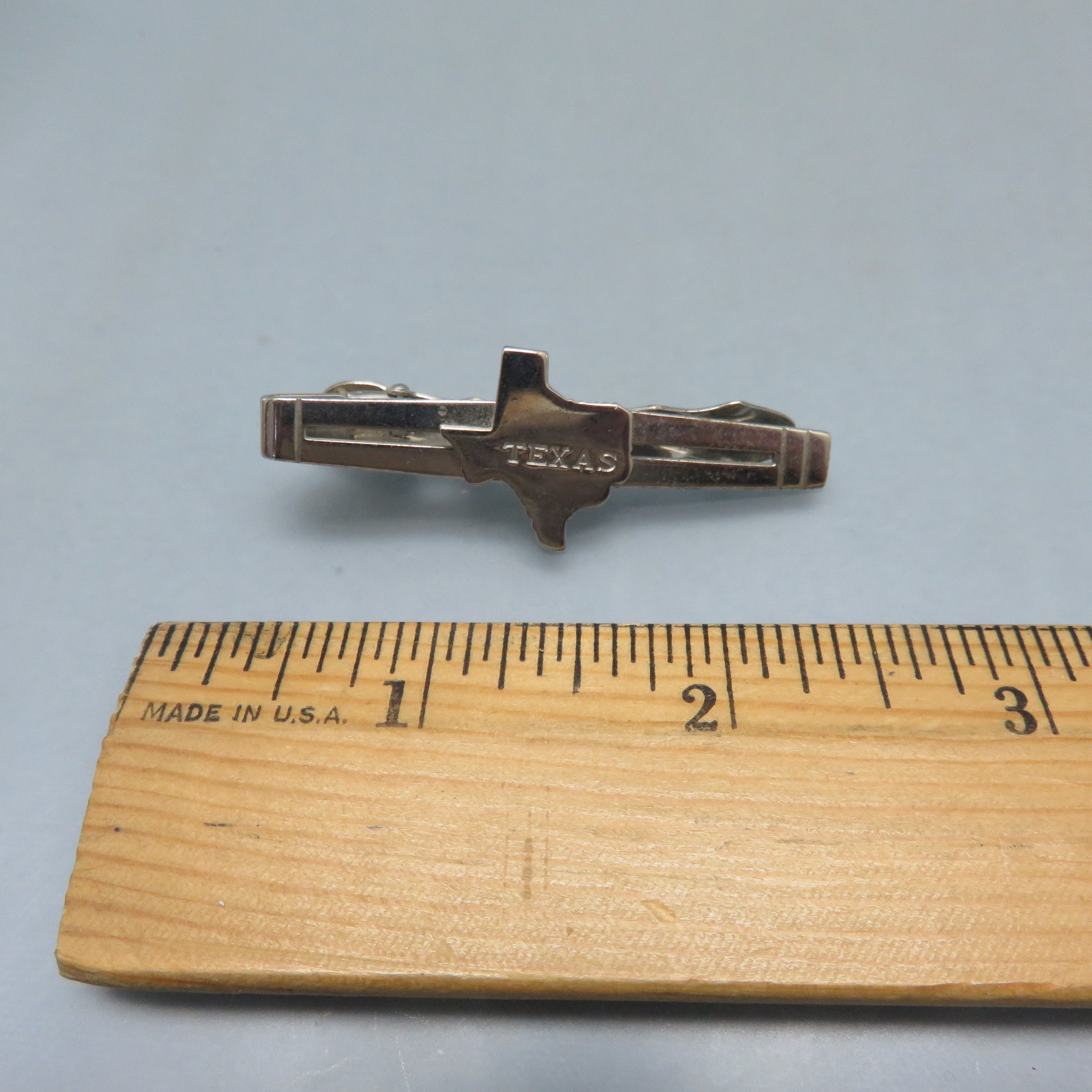 1960s Silver Metal TEXAS Tie Clasp Fancy Tie Clip | Etsy