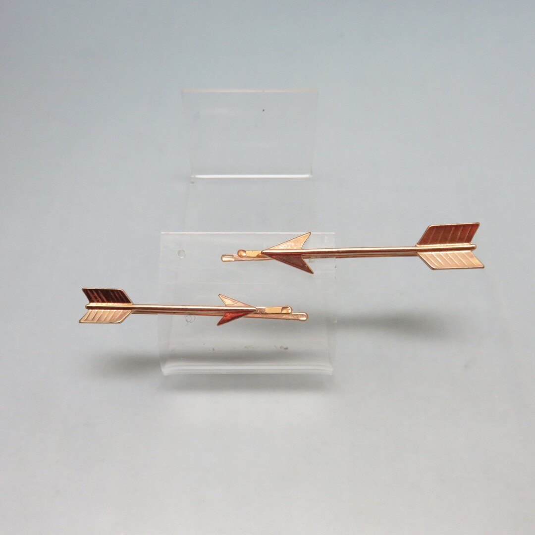 Rose Gold Arrow Hair Pins: Southwestern Style Bobby Pins, Set of 2 - Etsy