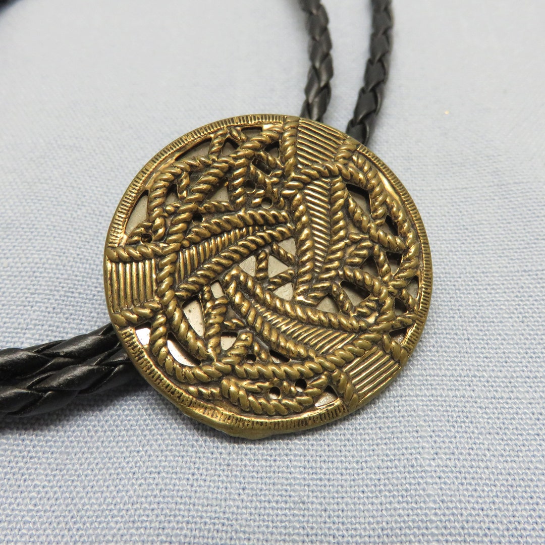 Vintage Button Bolo Slide, Handmade Rockin' JK Designs - Etsy