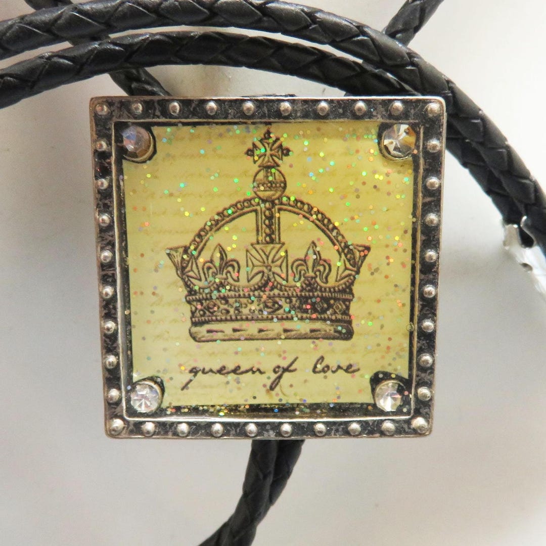 Vintage Queen of Love Handmade Bolo Tie, Rockin' JK Designs - Etsy