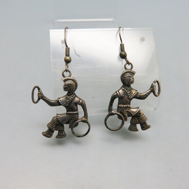 Aztec Hoop Earrings - Etsy