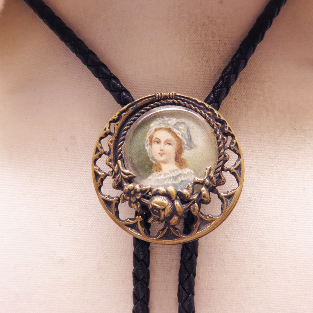 Vintage Button Bolo Slide, Handmade Rockin' JK Designs - Etsy