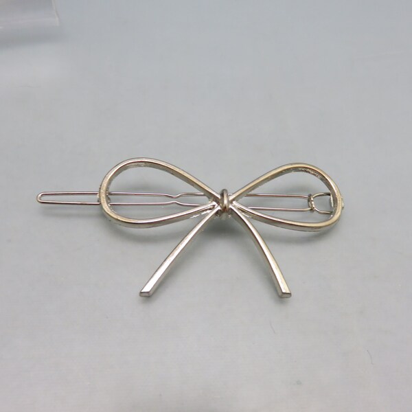 Silver Barrette - Etsy