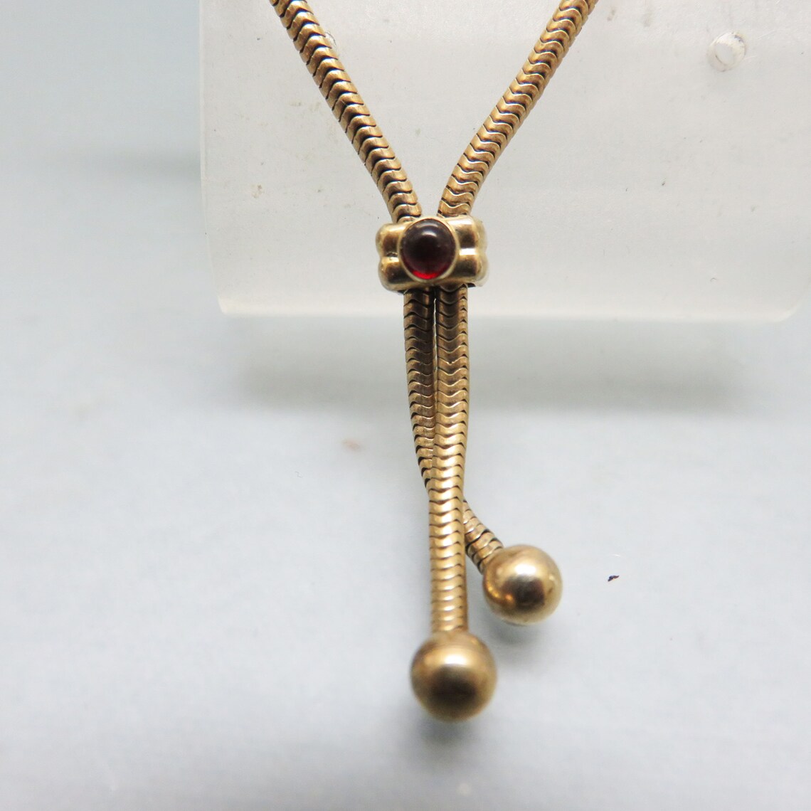 Vintage Swant Tie Clasp and Tie Keeper Sliding Red Accent - Etsy