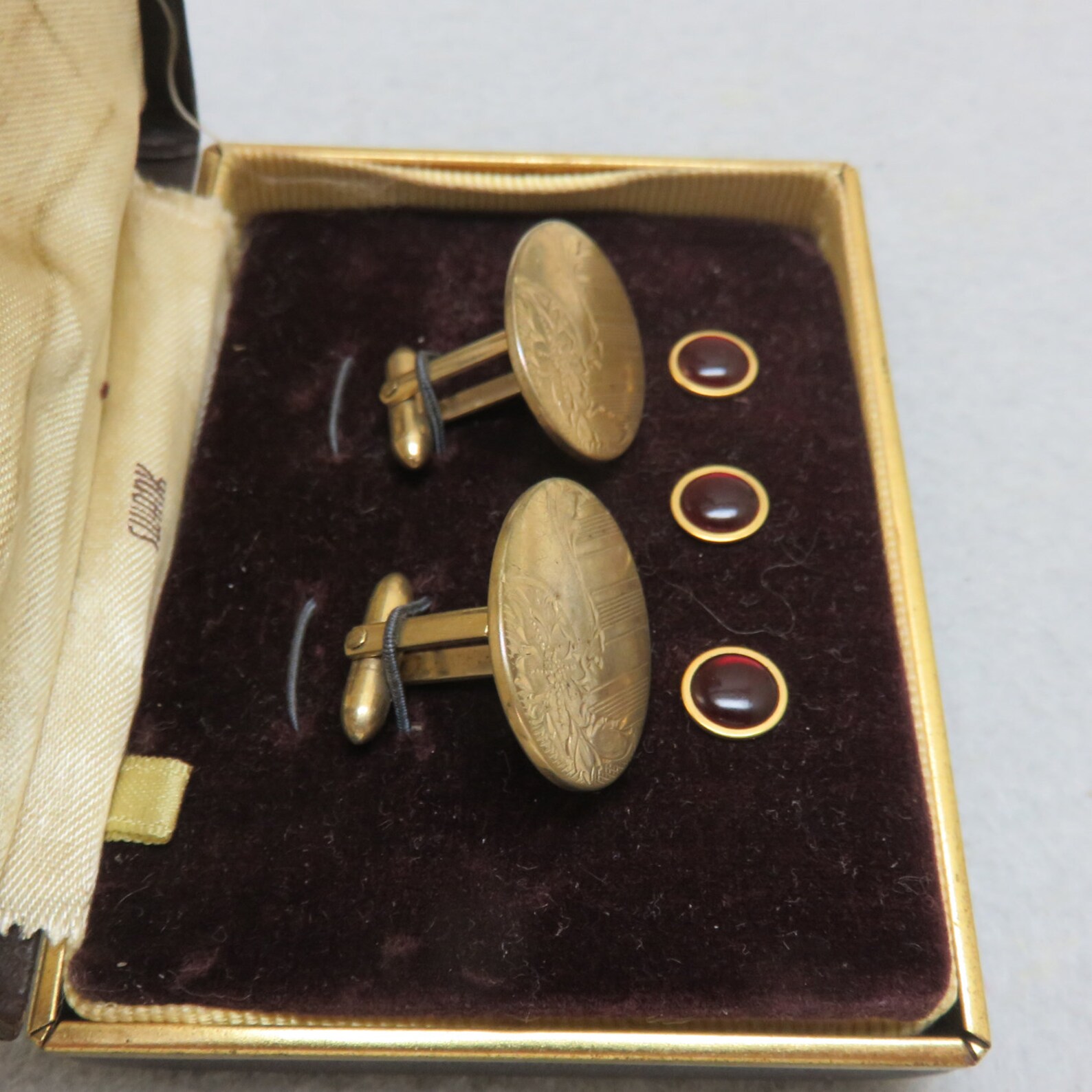 1950s Swank Cufflink Set with Shirt Studs Mint in Box | Etsy