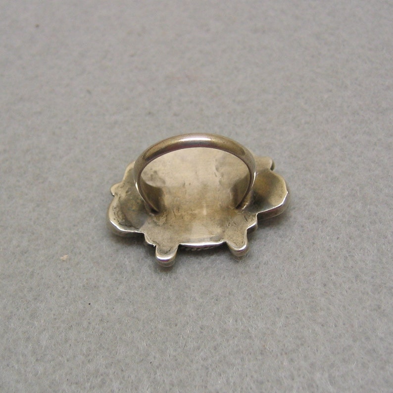 Zuni Sterling Ring Chief's Head Design Vintage Size - Etsy