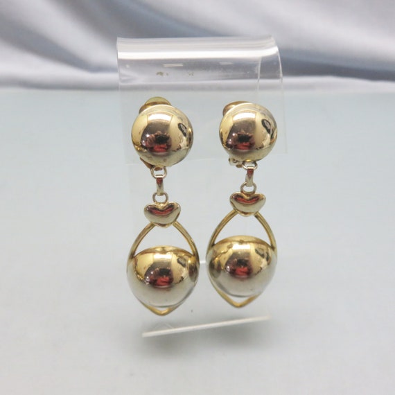 Fabulous Vintage Three Dimensional Op Art Dangle Clip… - Gem