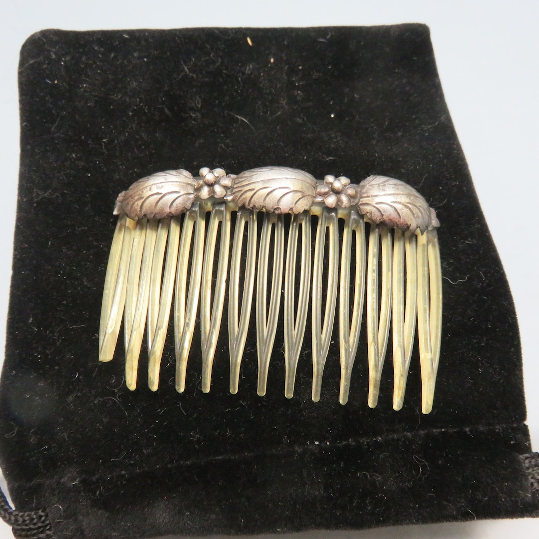 Vintage Sterling Silver Hair Comb, Native American, AS IS - Etsy