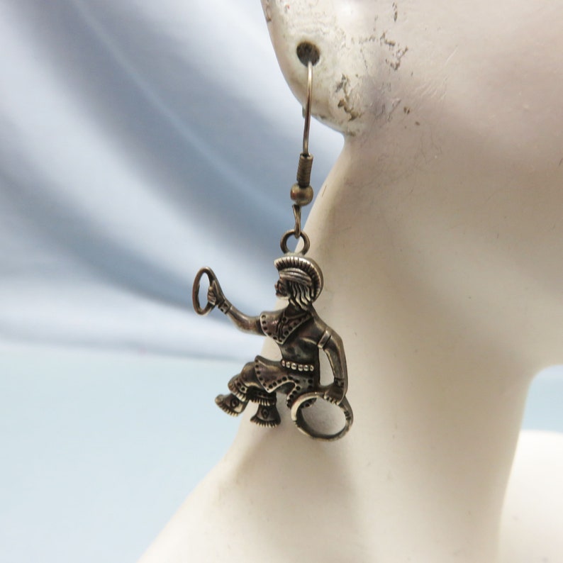 Rich in Detail Aztec or Mayan Hoop Game Playing Man Pierced - Etsy