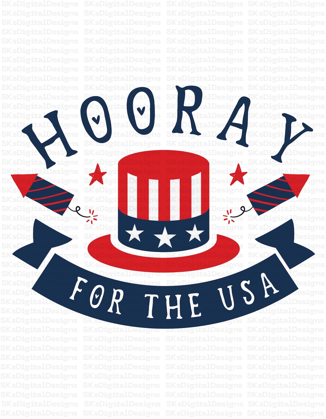 Hooray for the USA PNG File, Patriotic Shirt Design, 4th of July ...